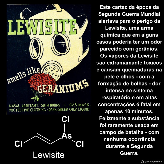 Lewisite e brometo de etídio no Instagram | Em Síntese